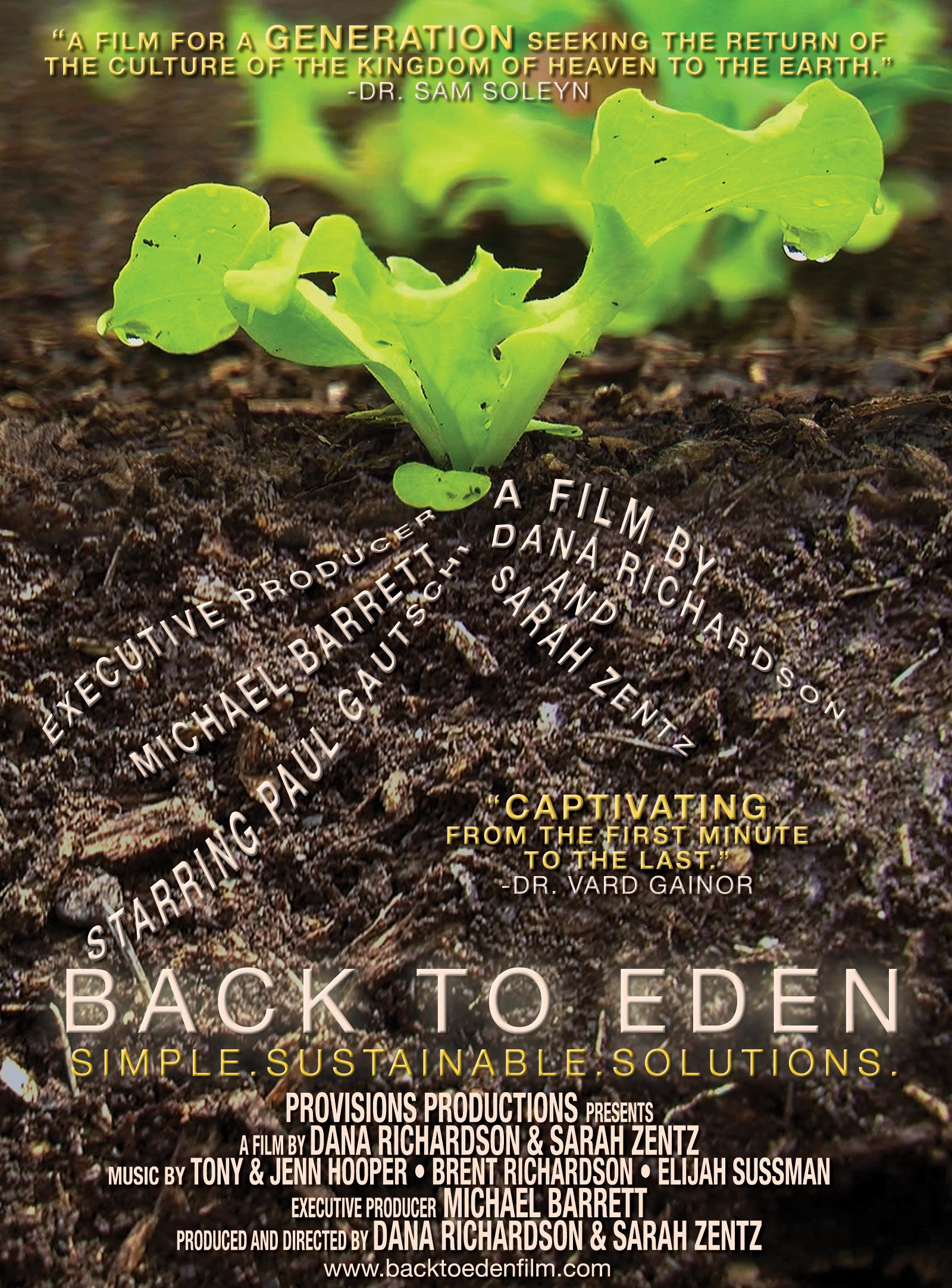 BACK TO EDEN - Movieguide | Movie Reviews for Families
