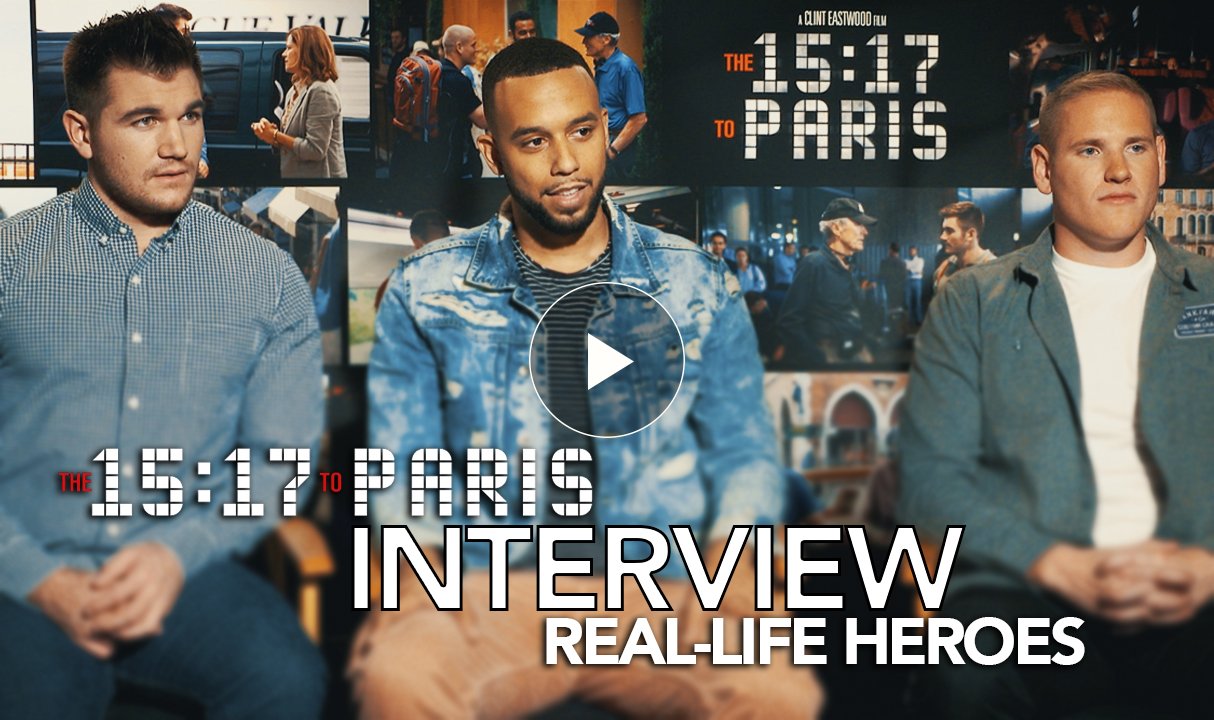 THE 15:17 TO PARIS Interview: Real-Life Heroes - Movieguide | The ...