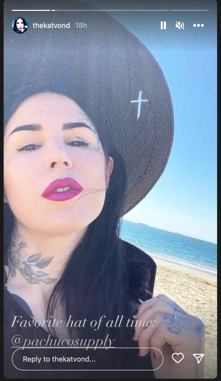 Kat Von D Dons Cross After Renouncing the Macabre