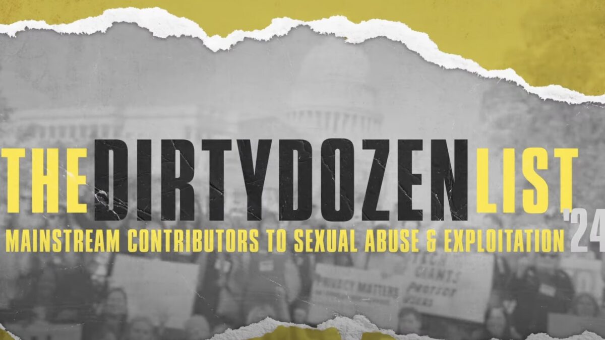 NCOSE's 2024 Dirty Dozen List Adds Meta, Apple