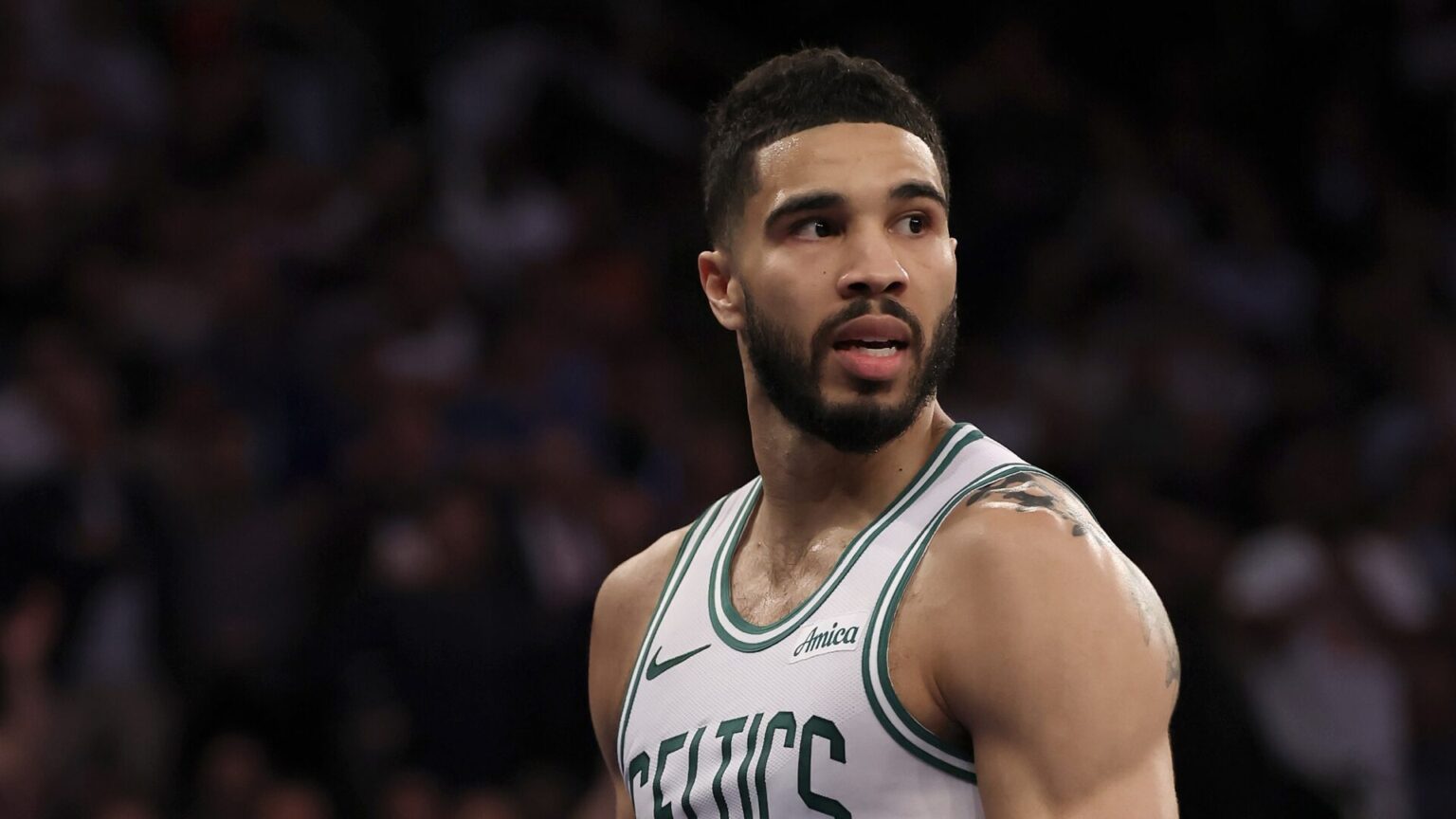Celtics' Jayson Tatum Says Sons Kept 'Spirits Up' as He Recovers