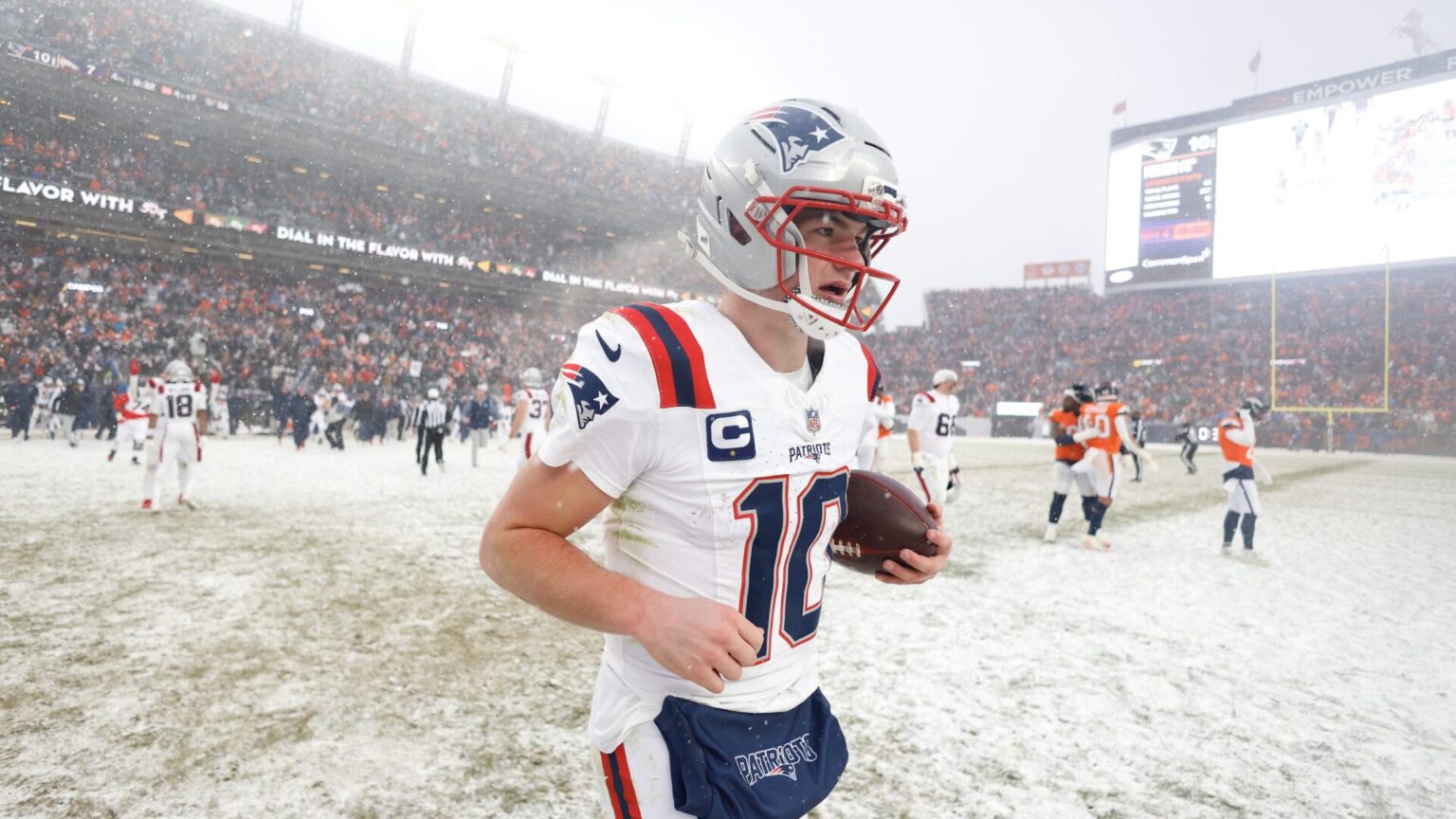 Drake Maye Thanks God After Win Sends Patriots to Super Bowl